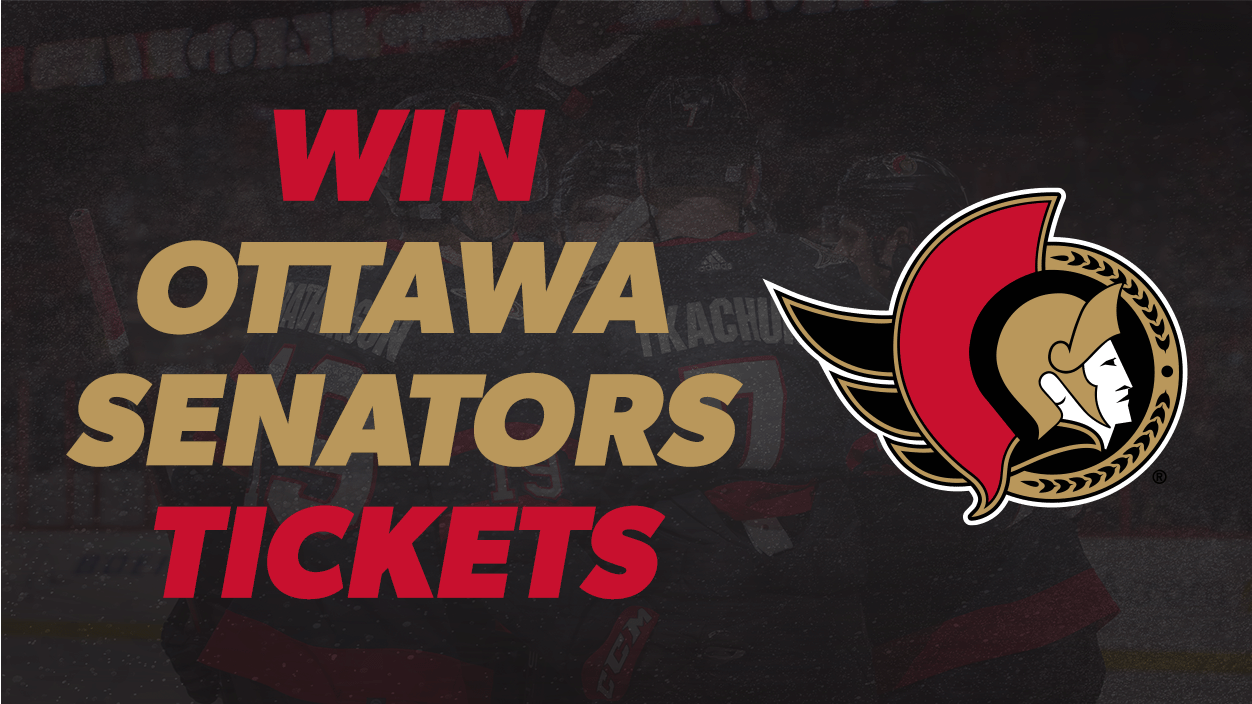 Enter to win tickets to a Senators Game!