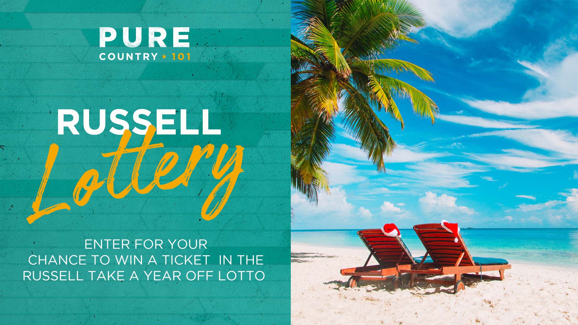 Enter to Win A Ticket – Russell Take A Year Off Lotto